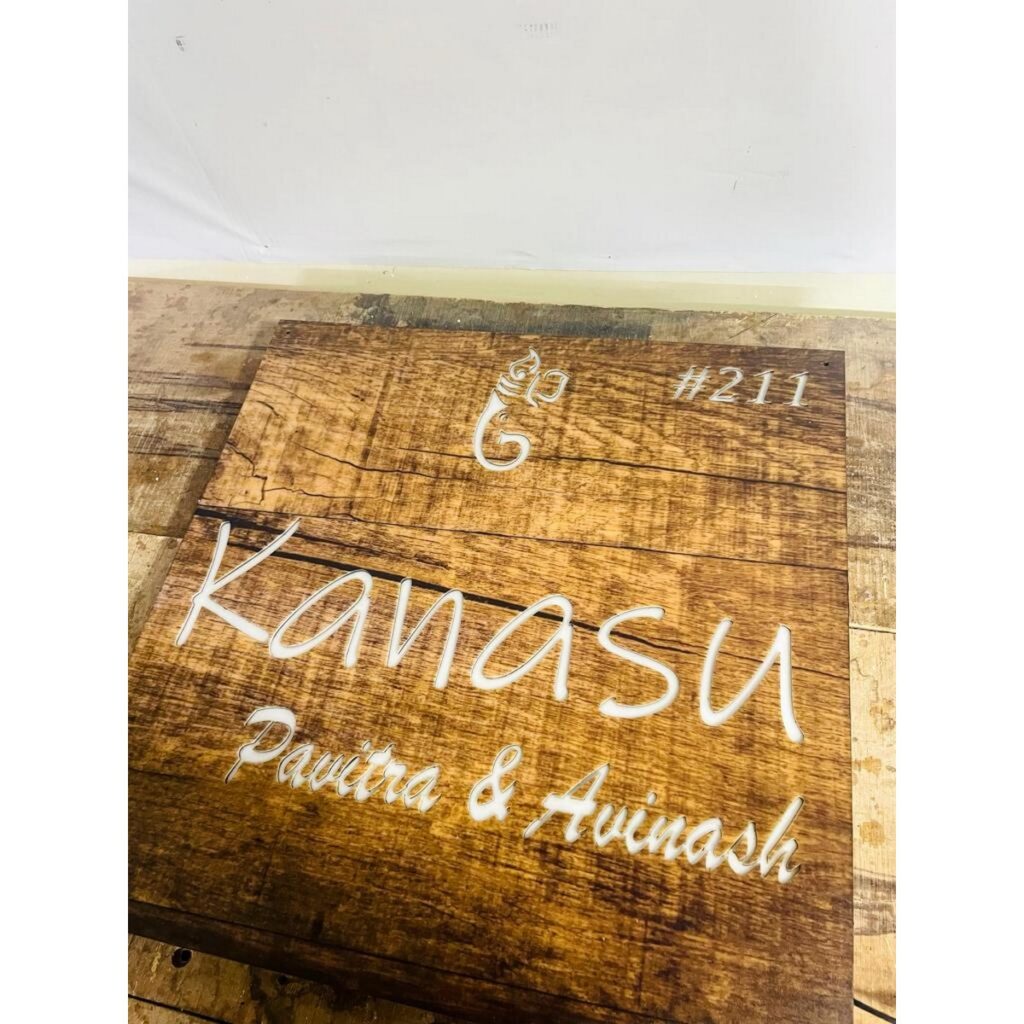 Acrylic LED House Name Plate | Upgrade Your Home's Entrance