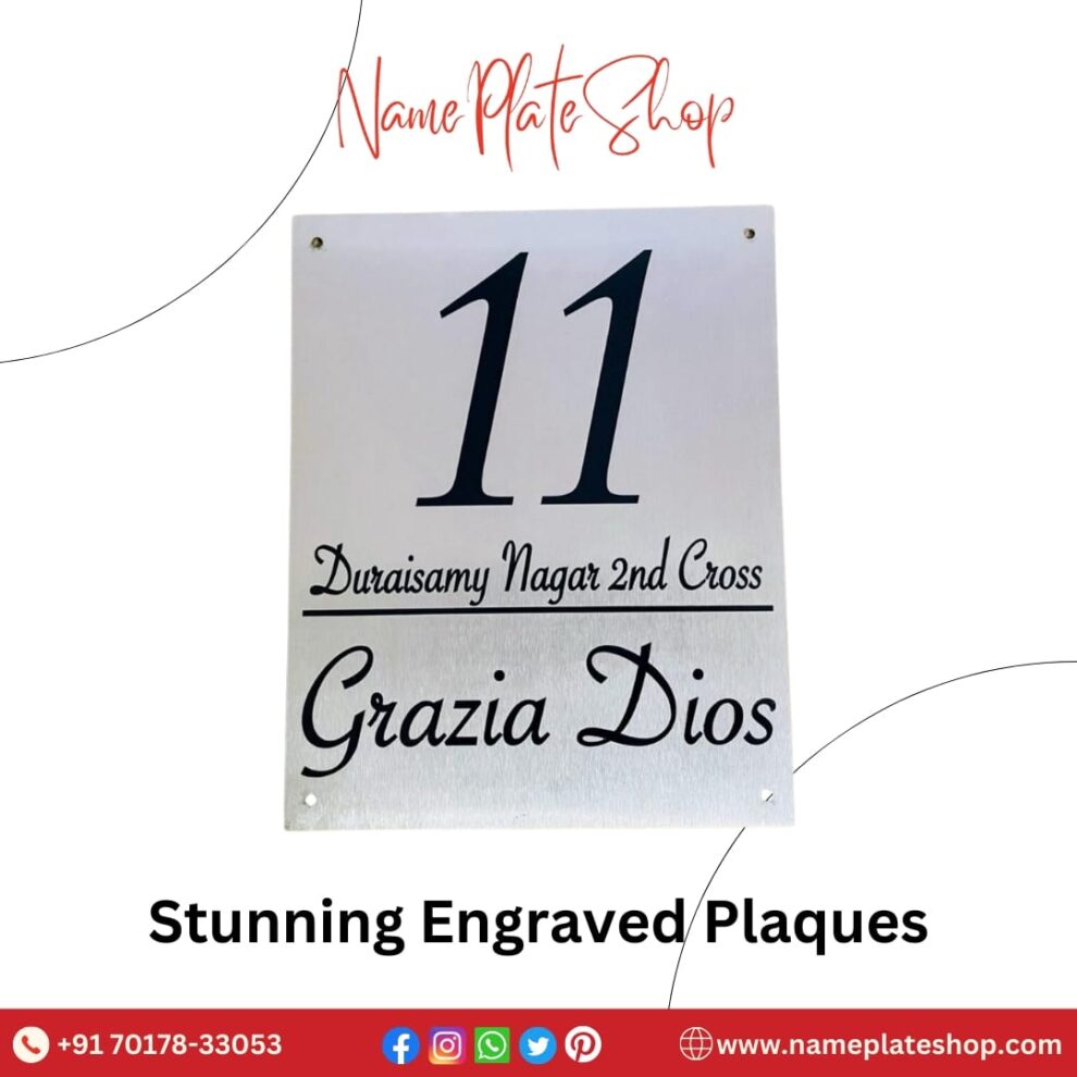 Stunning Engraved Plaques | Elegance Engraved