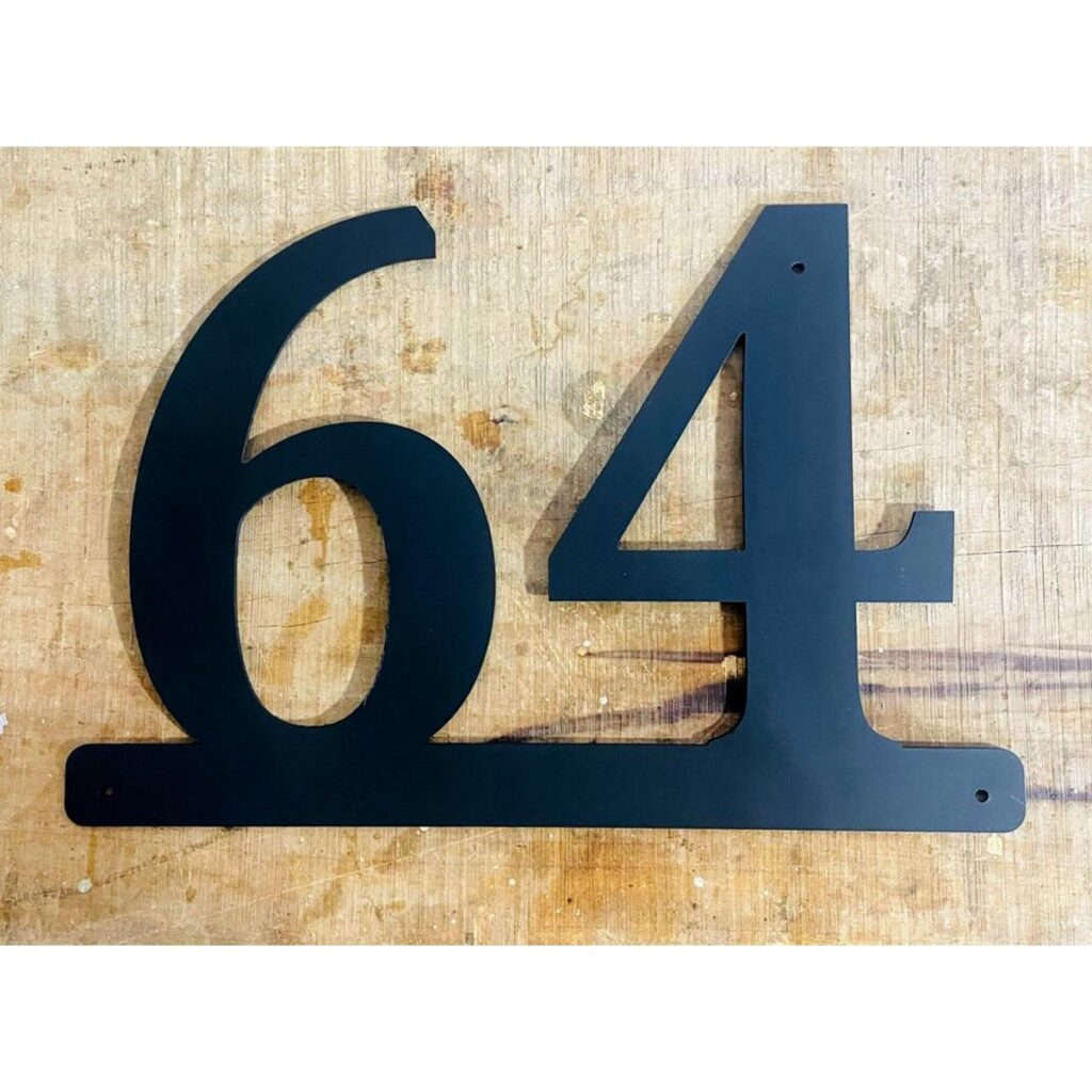 Metal Door Number Plate 🌟 Enhance your door's appeal