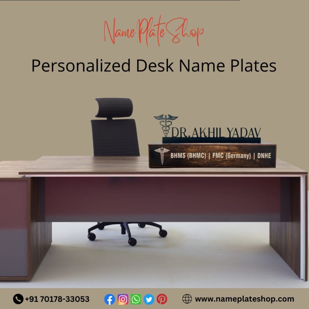 Personalized Desk Name Plates 🌟 Add a Personal Touch