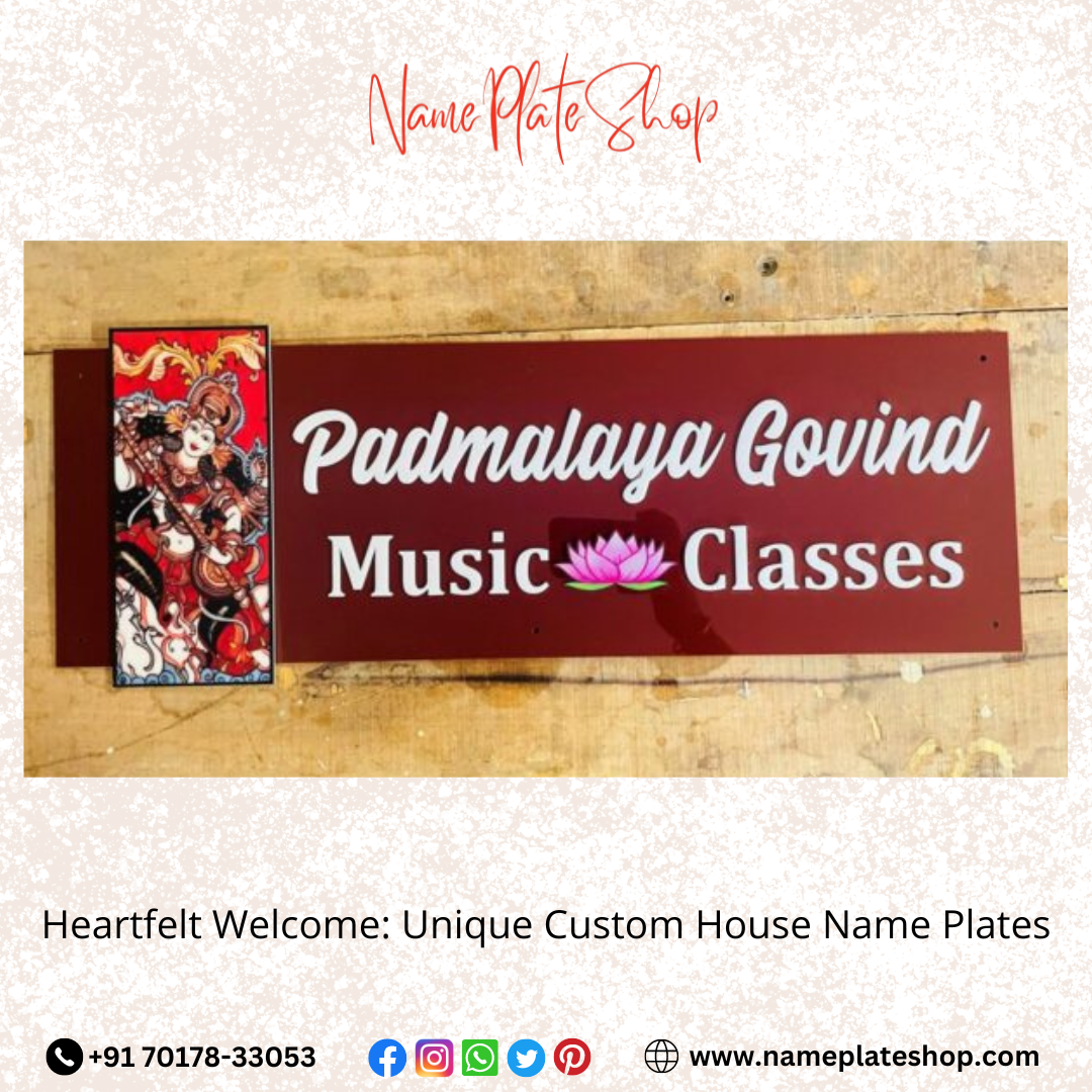 5 Quick Facts About Unique Custom House Nameplates 2024