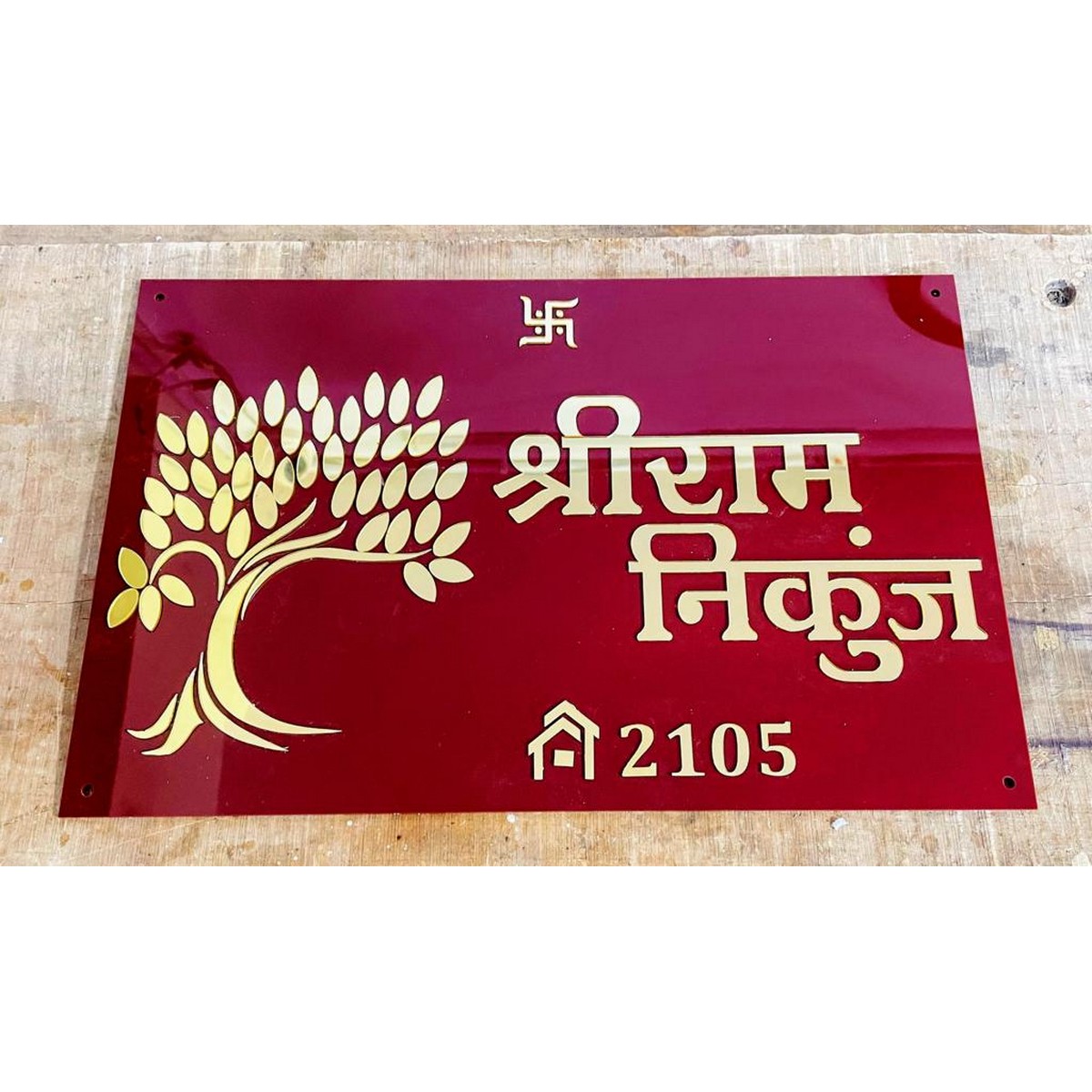 Beautiful Acrylic Hanging Name Plates | Durable & Stylish