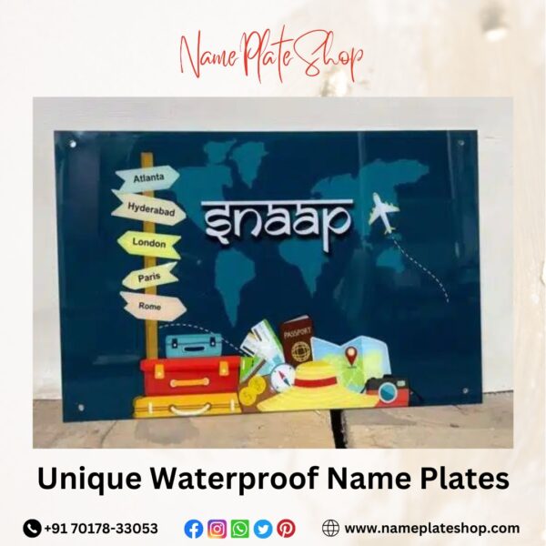 Unique Waterproof Name Plates - Durable and Stylish