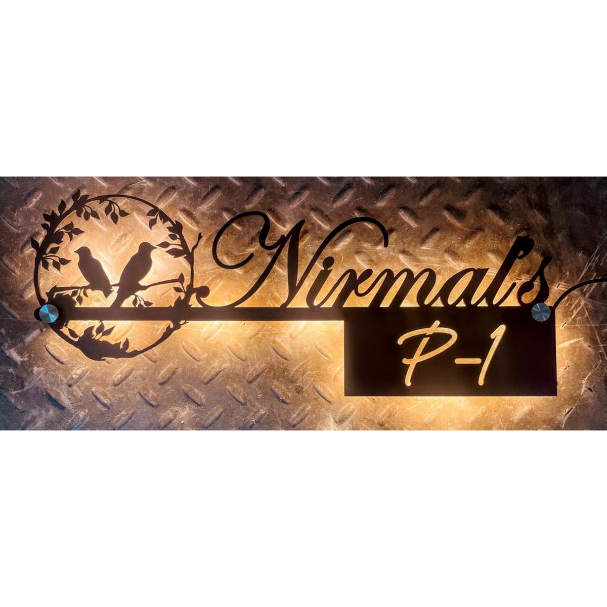 Durable Name Plates with Light | Illuminate Your Entrance