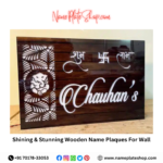 Stunning Wooden Name Plaques | Add a Traditional Touch