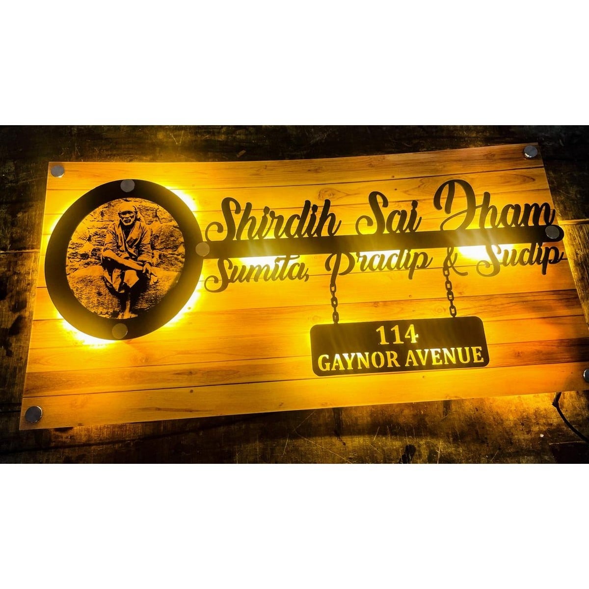 Light Up Your Space with a Custom LED Name Board from Nameplateshop ...