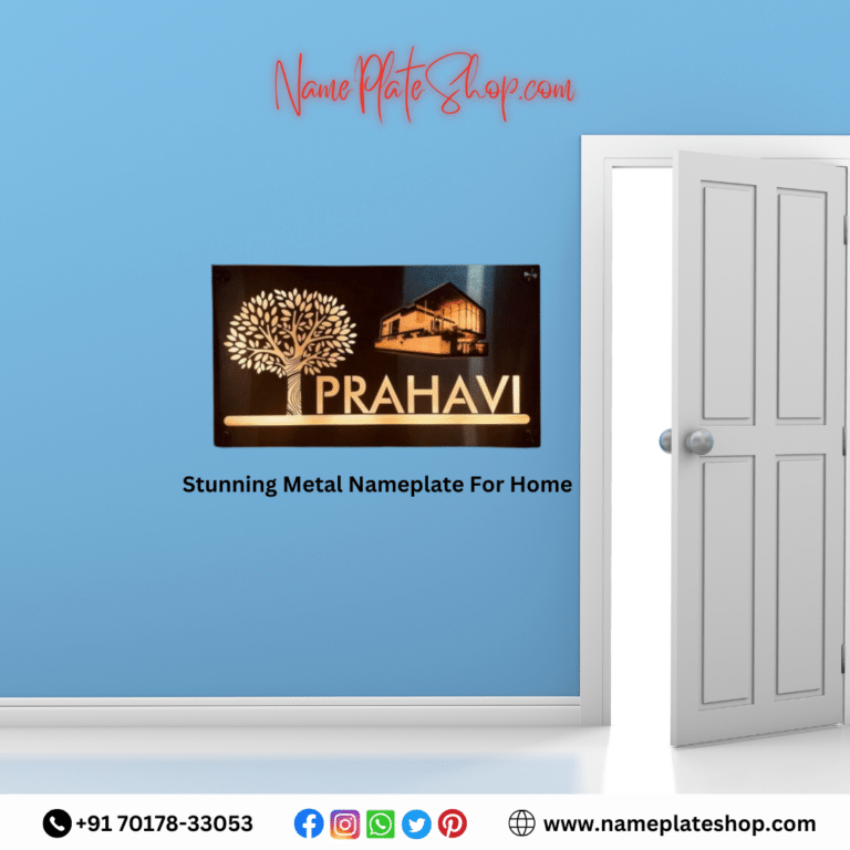 Light Up Your Space with a Custom LED Name Board from Nameplateshop ...