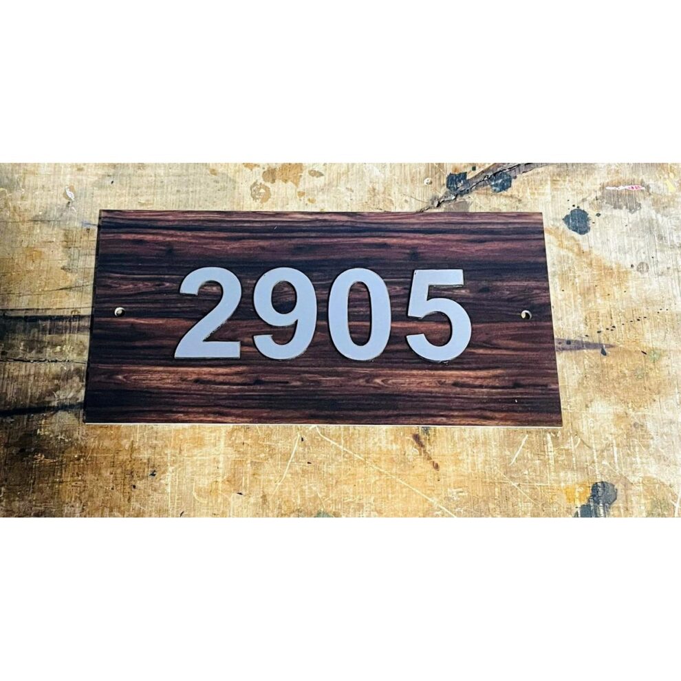 Elegant Custom Steel Name Plates | Enhance Your Entryway