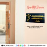 Custom Acrylic Name Plates | Enhance Your Home Entrance
