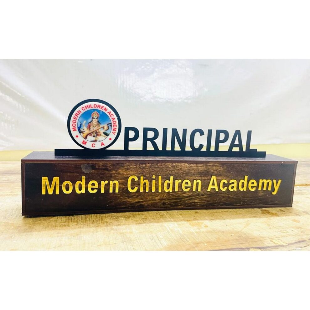 Custom Office Desk Name Plate from Nameplateshop