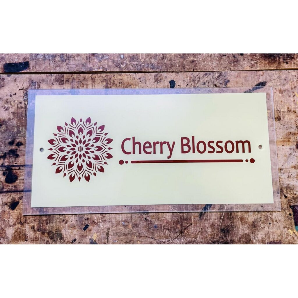 Acrylic Engraved Door Name Plates | Elevate Your Entrance