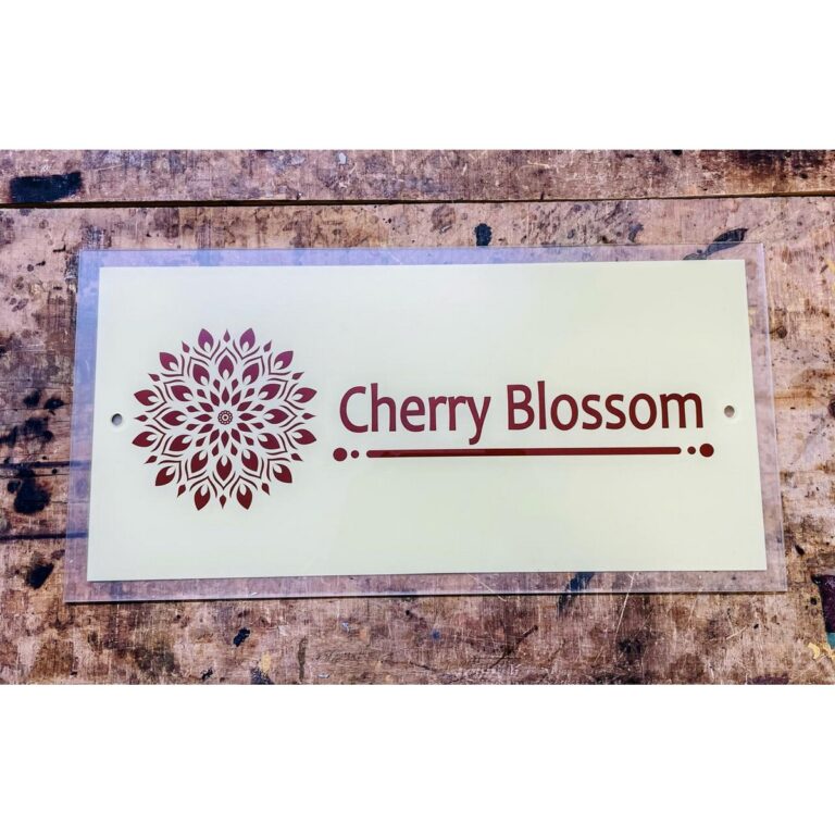 Acrylic Engraved Door Name Plates | Elevate Your Entrance
