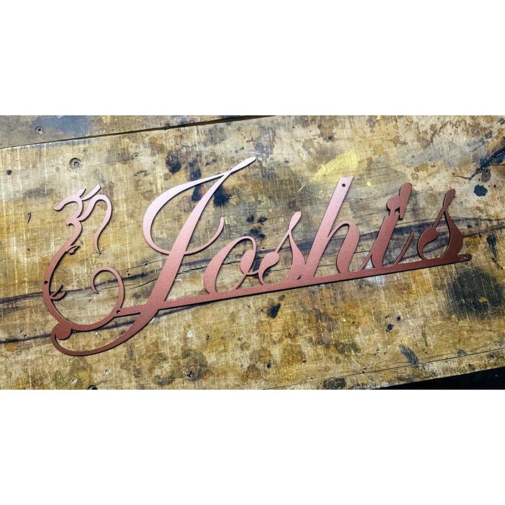 Radha Krishna Design Acrylic Name Plate 🏡 Customized