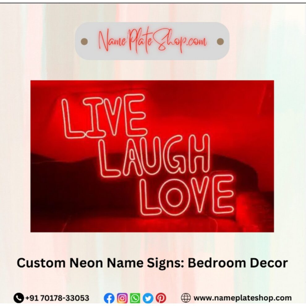 Custom Neon Name Signs - Perfect Bedroom for Every Style