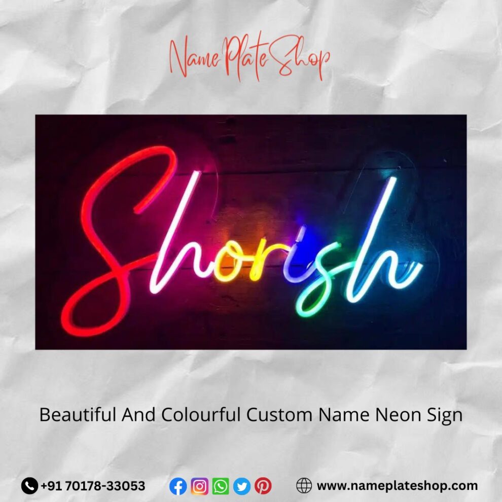 Custom Neon Name Sign | Brighten Your Space