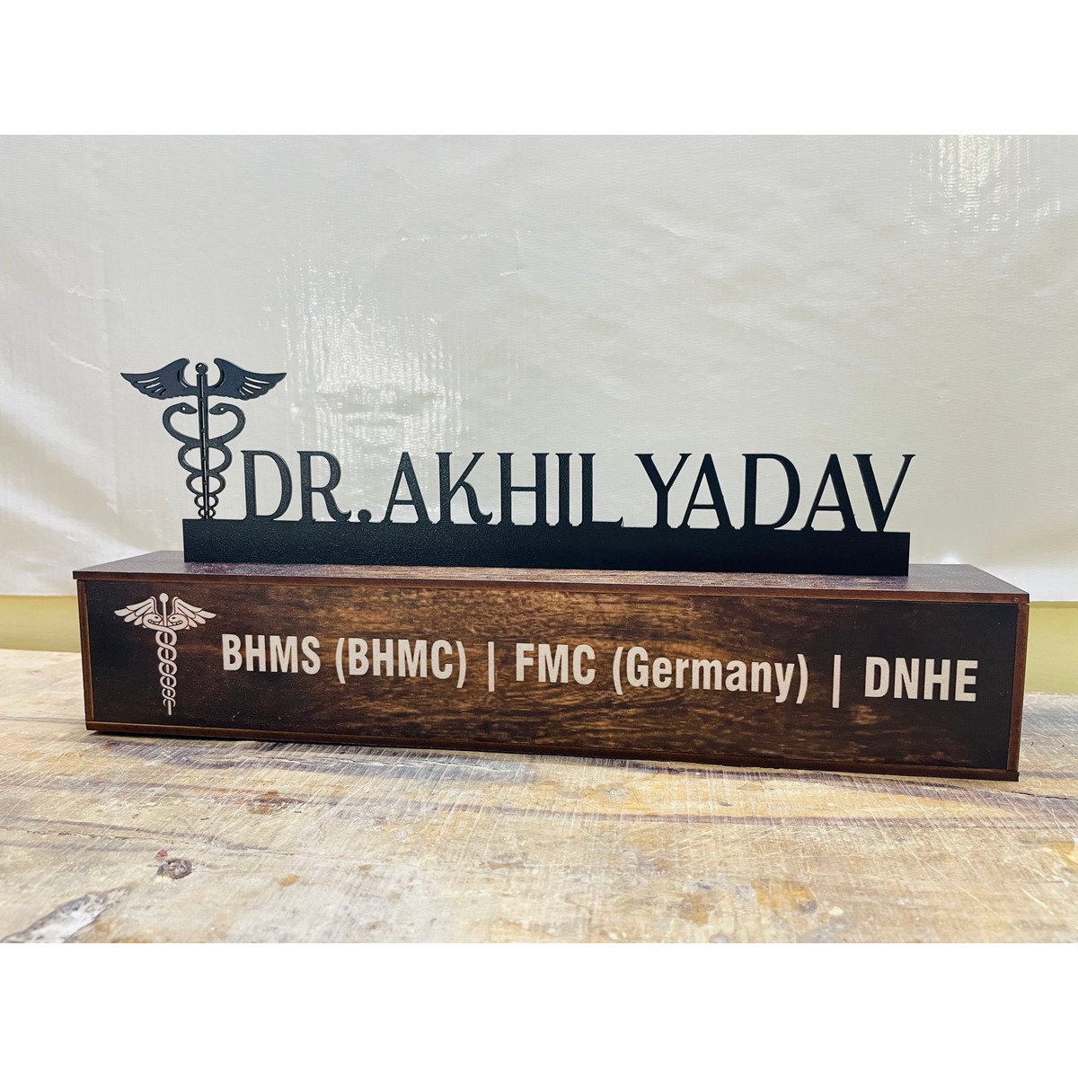 Personalized Desk Name Plate | Elevate Your Workspace!