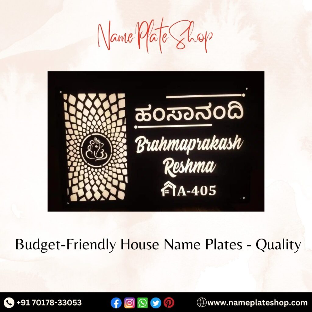 Elegant LED Name Plates – A Blend of Style & Tradition