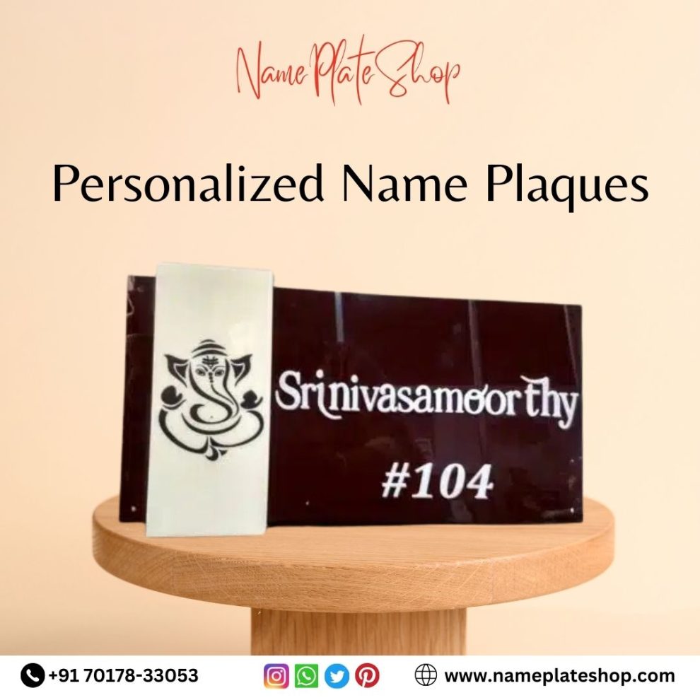 Personalized Name Plaques | Add Personal Touch to Your Home