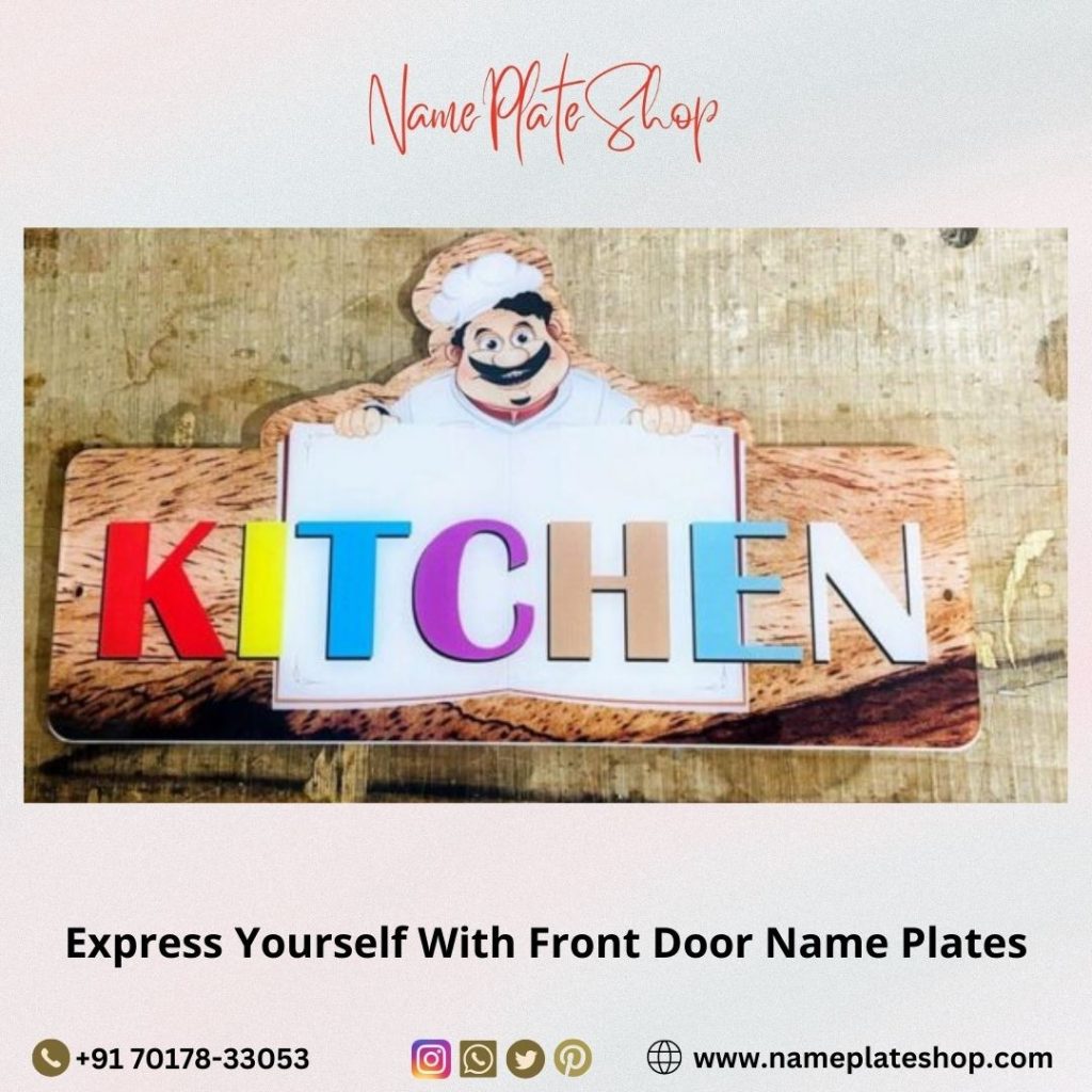 Fun Kitchen Name Plate | Spice Up Your Space
