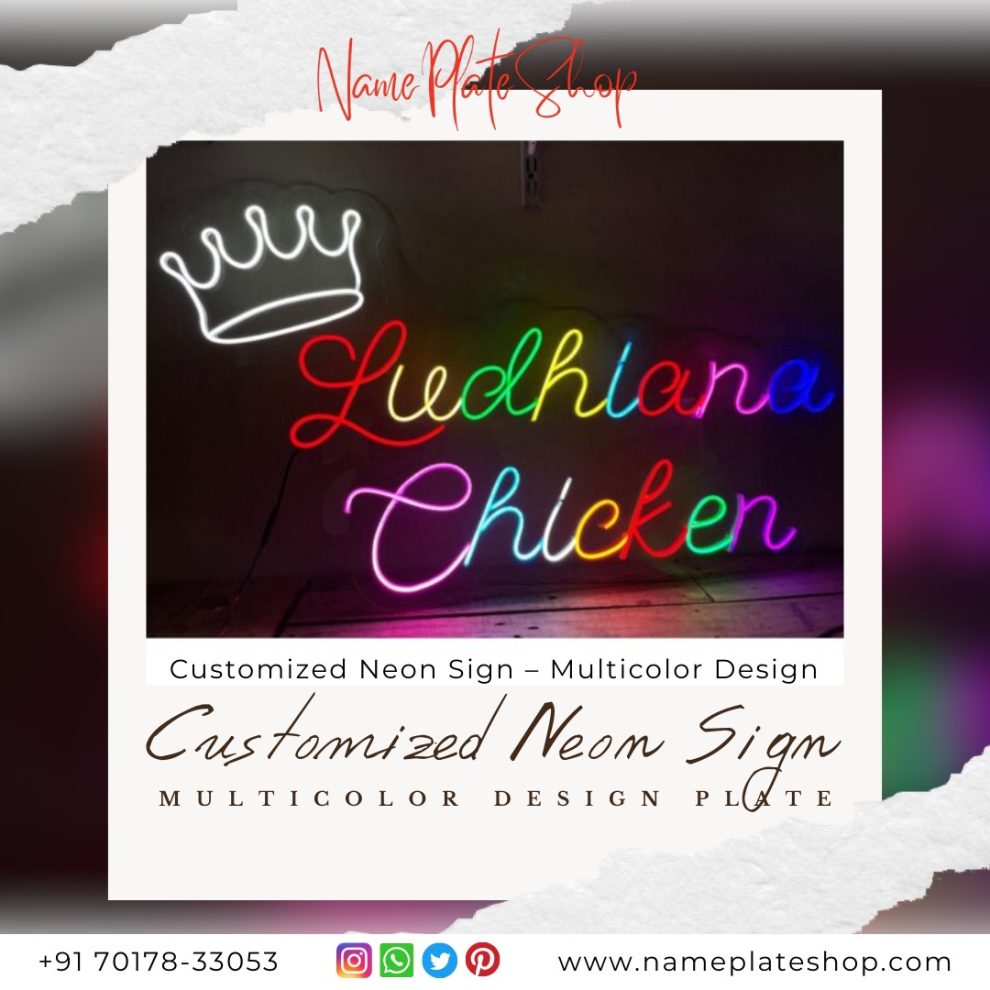 Stunning Neon Sign – Only at Nameplateshop