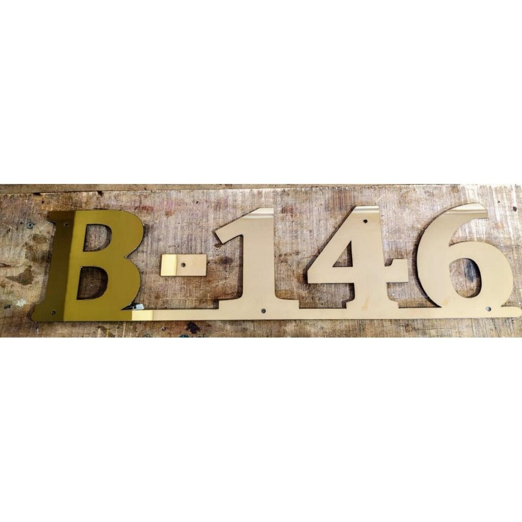 Stainless Steel Waterproof Nameplate for Your Home