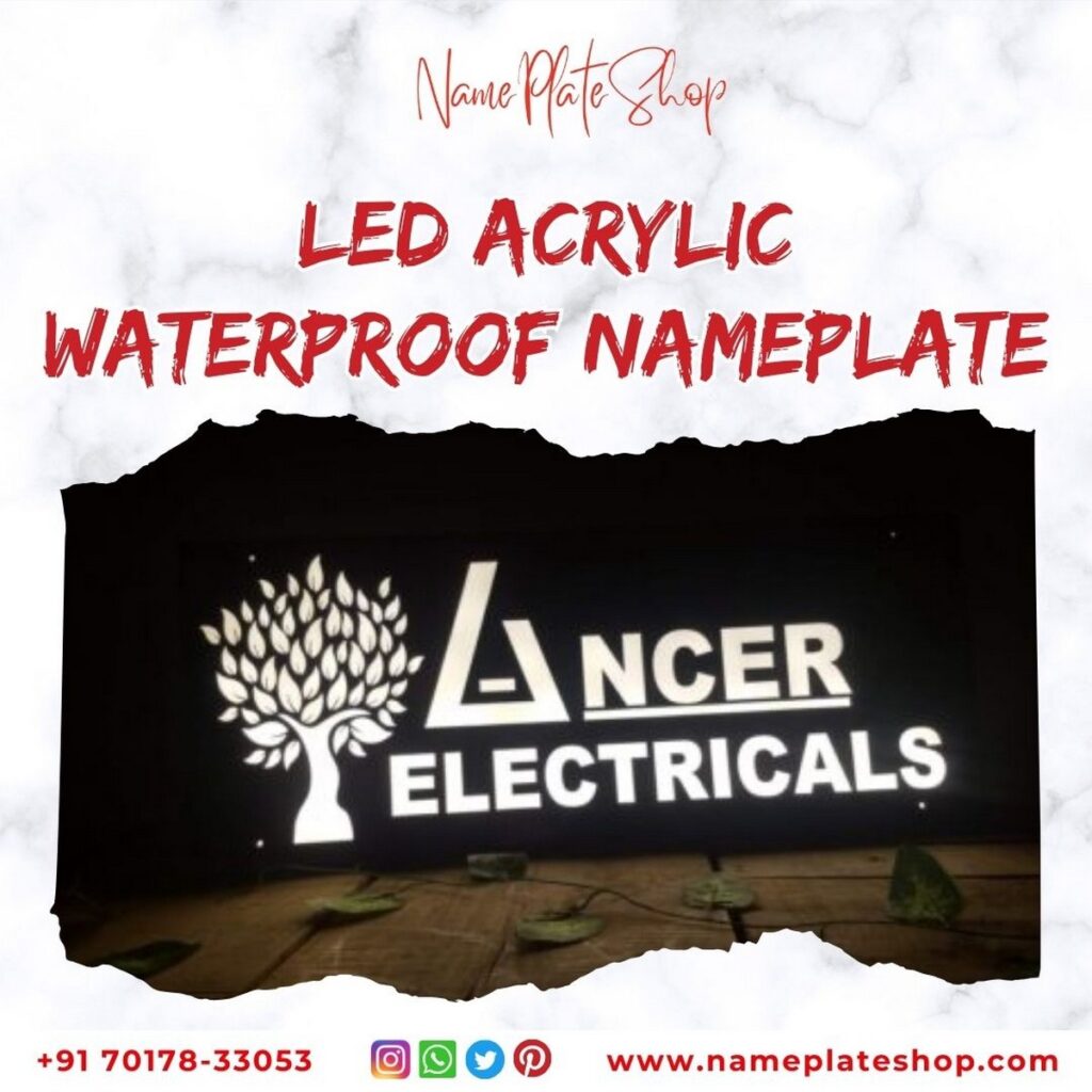 LED Acrylic Waterproof Nameplate Guide—Stylish & Durable