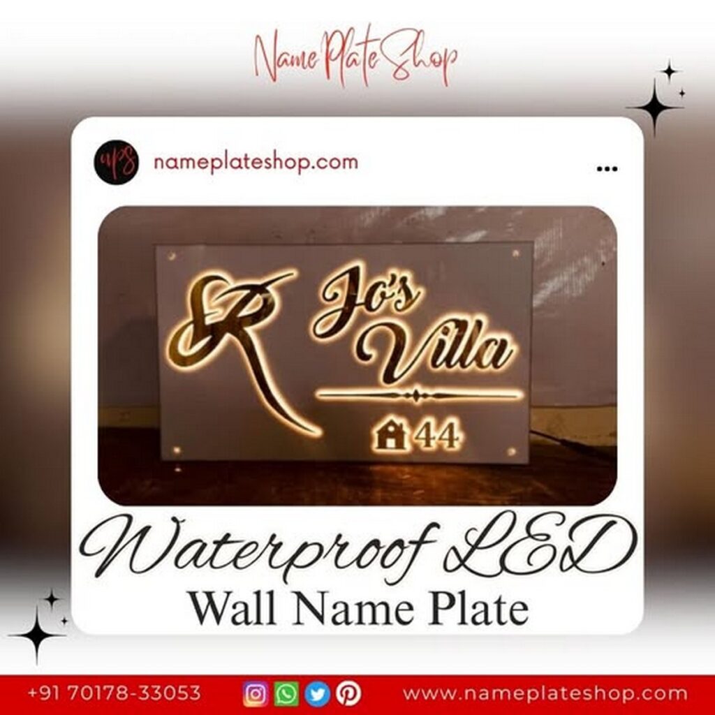 Ultimate Waterproof LED Wall Nameplate Guide for Indian Home