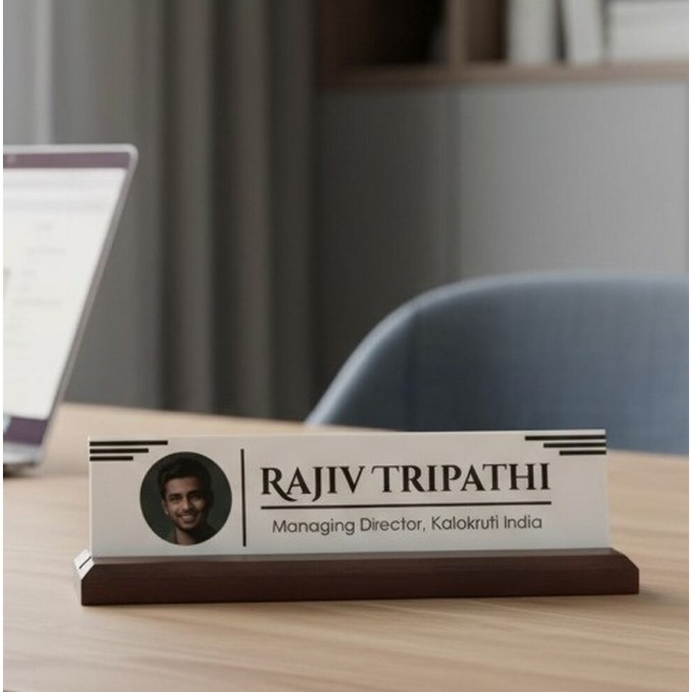 Customized Desk Name Plates – Professional & Office Branding