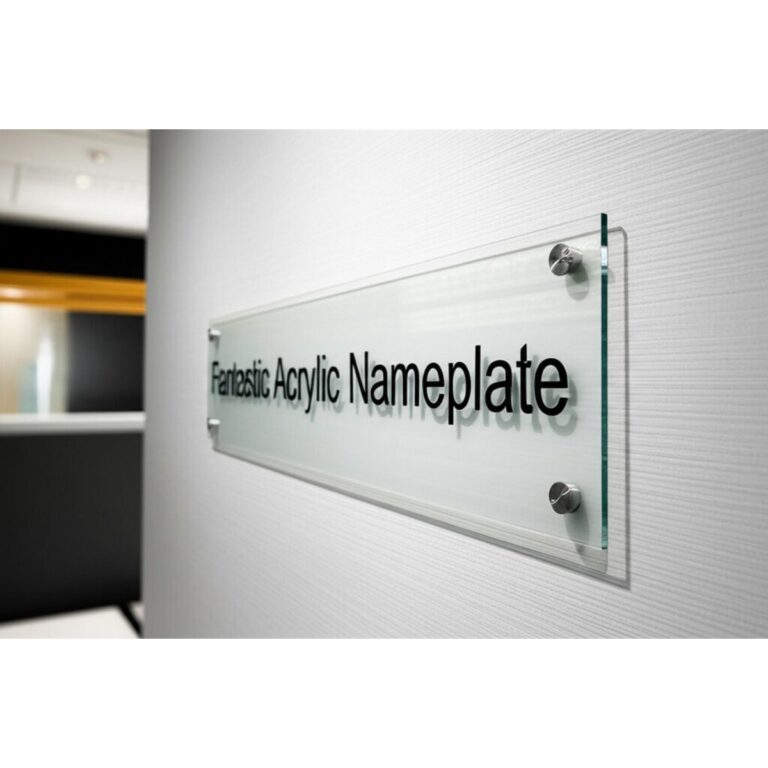 The Ultimate Guide: Fantastic Acrylic Nameplate for Office