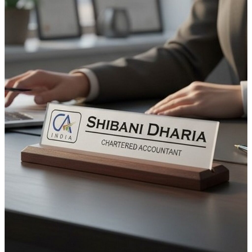 Customized Desk Name Plates – Professional & Office Branding