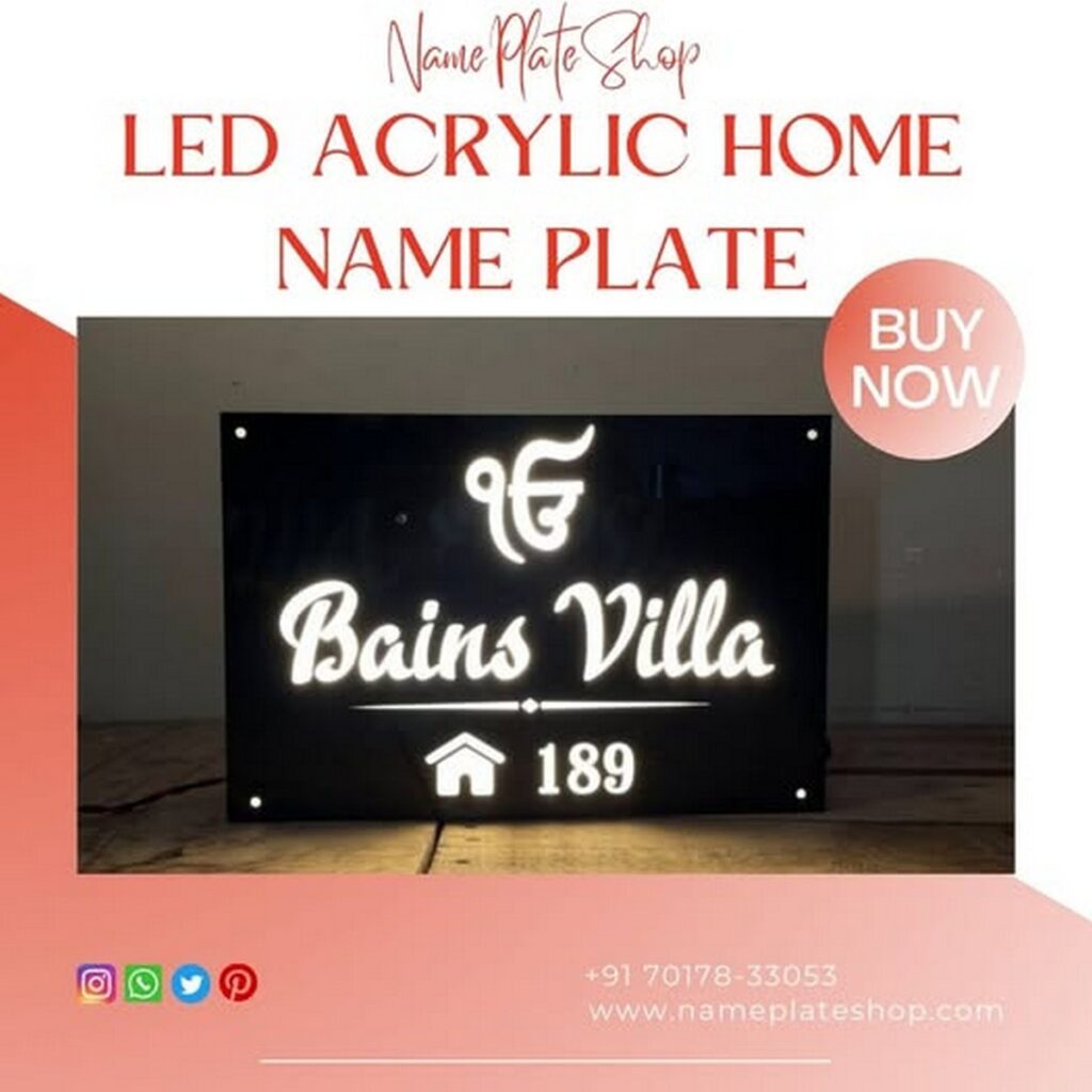 Ultimate LED Acrylic Home Nameplate Guide for Modern Homes